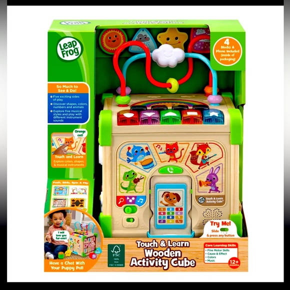 Leapfrog | Toys | Leapfrog Touch Learn Wooden Activity Center Used All ...